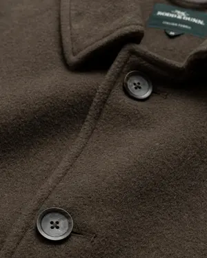 Rodd & Gunn Westgate Button-front Coat - Olive