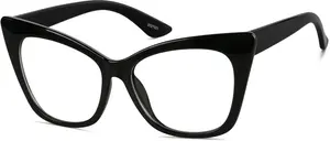 Zenni Cat-eye Full Rim Frame - Black