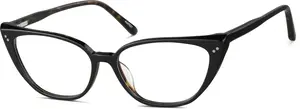 Zenni Cat-eye Full Rim Frame - Black