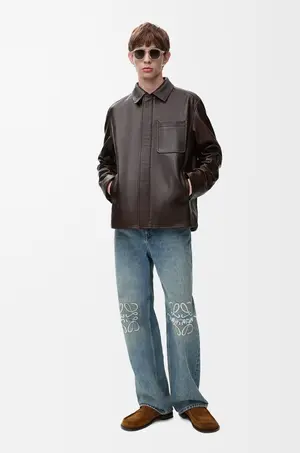 Loewe Overshirt In Deerskin