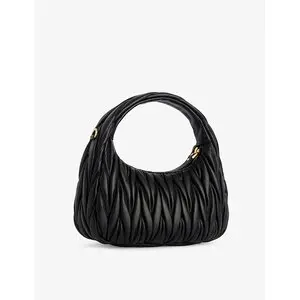 Miu Miu Wander Mini Hobo Bag - Nero
