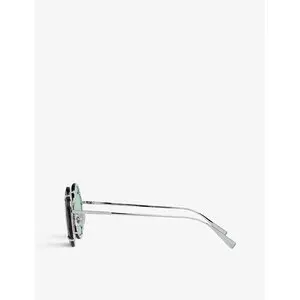 Tiffany & Co. Tf3091 Round-frame Sunglasses - Silver