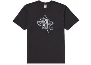 Supreme Smoke Tee Shirt - Black