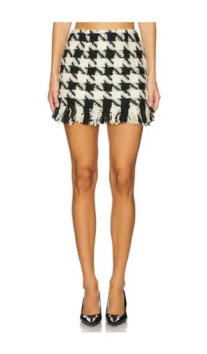 YUHAN WANG Houndstooth Mini Skirt