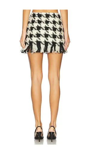 YUHAN WANG Houndstooth Mini Skirt