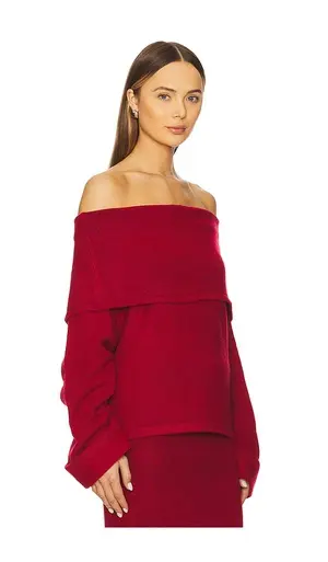 SNDYS. Quinn Off The Shoulder Jumper