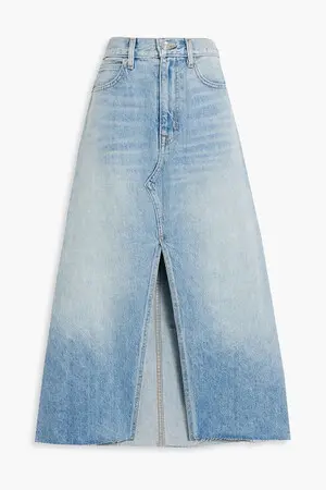 SLVRLAKE Denim Midi Skirt - Light Denim
