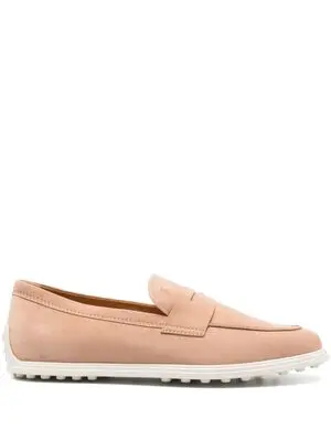 TOD'S Suede Loafers - Pink