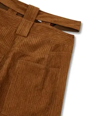 STUDIO TOMBOY Corduroy Trousers - Brown