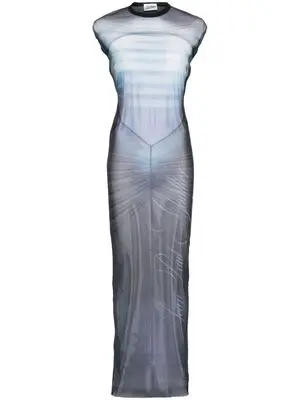 JEAN PAUL GAULTIER Sheer Maxi Dress