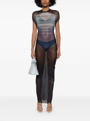 JEAN PAUL GAULTIER Sheer Maxi Dress