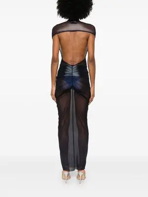 JEAN PAUL GAULTIER Sheer Maxi Dress