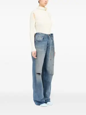 MAISON MARGIELA Pleated Bootcut Jeans