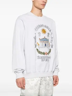 Casablanca Le Temple Du Sport Sweatshirt - Grey