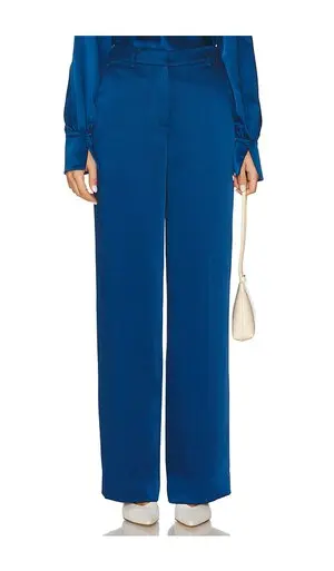 Simkhai Tavar Satin Wide Leg Pants