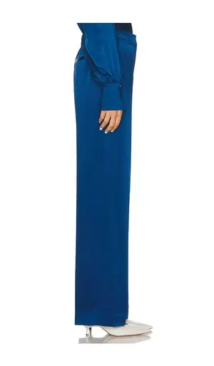 Simkhai Tavar Satin Wide Leg Pants