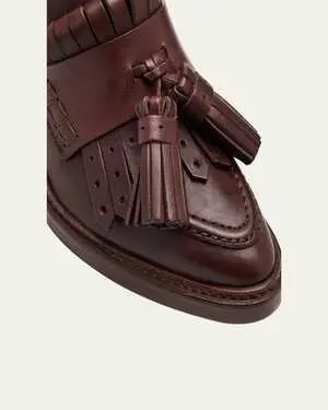Ulla Johnson Fiona Leather Heeled Loafers