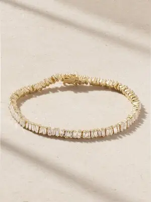 SUZANNE KALAN 18-karat Diamond Fireworks Bracelet - Gold