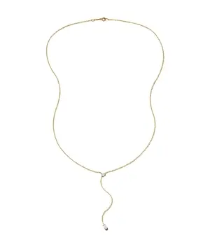 ANITA KO 18-karat Diamond Lariat Necklace - Gold