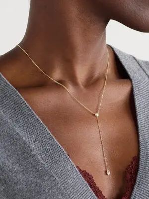 ANITA KO 18-karat Diamond Lariat Necklace
