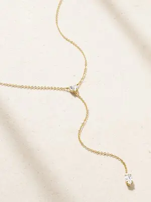ANITA KO 18-karat Diamond Lariat Necklace