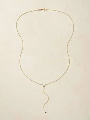 ANITA KO 18-karat Diamond Lariat Necklace