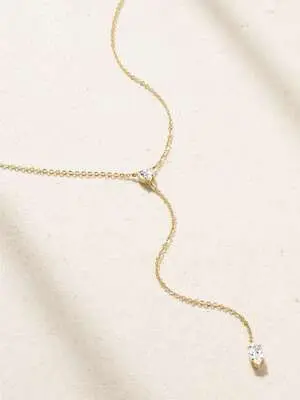 ANITA KO 18-karat Diamond Lariat Necklace