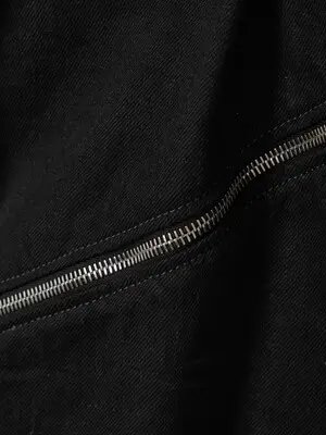 Alaïa Zip-embellished Wide-leg Jeans - Black