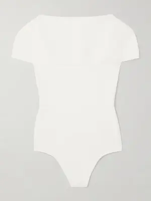 Khaite Basile Knitted Bodysuit - White