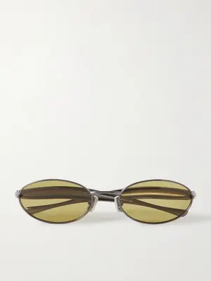 Bottega Veneta Sardine Sunglasses - Silver