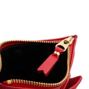 Comme Des Garçons Big Bow Wallet Sa8100bb - Red