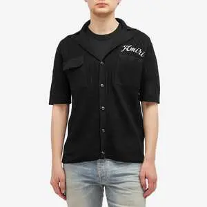 Amiri Short Sleeve Mesh Polo