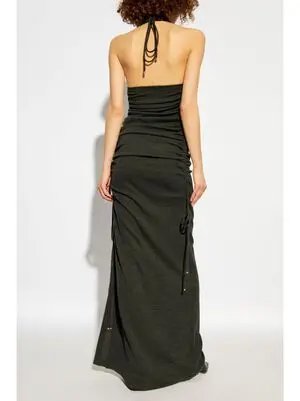 Burberry Wool Halterneck Gown