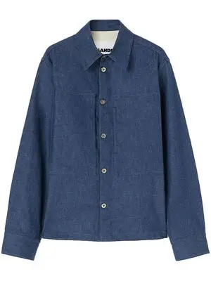 JIL SANDER Cotton Denim Overshirt