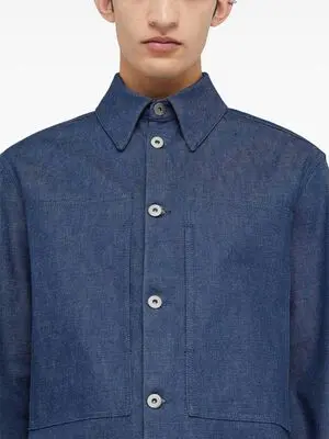 JIL SANDER Cotton Denim Overshirt