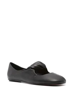 Alexander McQueen Twist-detailing Ballerinas - Black