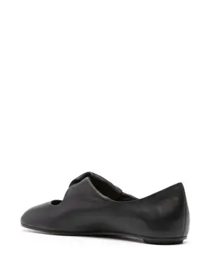 Alexander McQueen Twist-detailing Ballerinas - Black