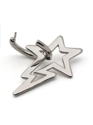 A BATHING APE Star Bolt Motif Earrings