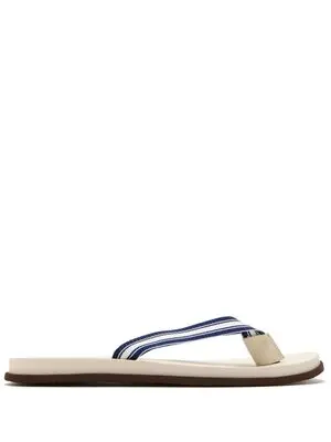Brunello Cucinelli Grosgrain Flip Flops - Blue