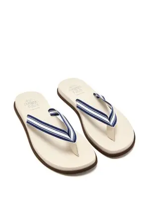 Brunello Cucinelli Grosgrain Flip Flops - Blue