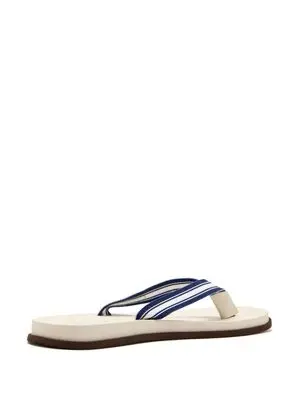Brunello Cucinelli Grosgrain Flip Flops - Blue
