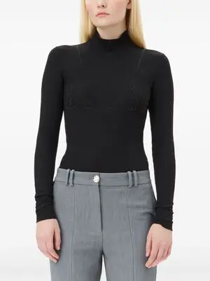 GANNI Roll-neck Top