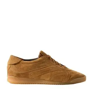 Proenza Schouler Track Paneled Suede Sneakers - Brown