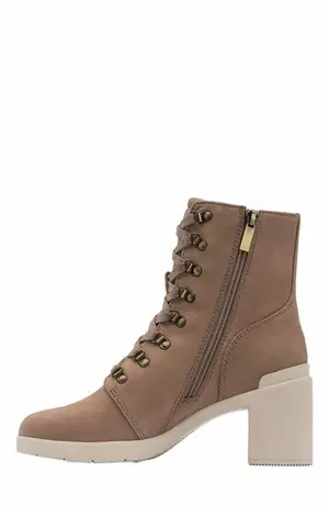 ABEO Metropolis Lace Up Boots - Beige - Regular