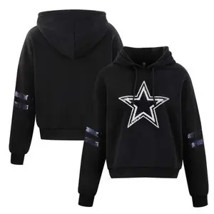 CUCE Dallas Cowboys Sequin Pullover Hoodie