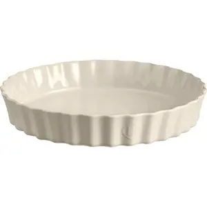 EMILE HENRY 12.6" X 2.2" Extra Large Deep Tart Dish Clay