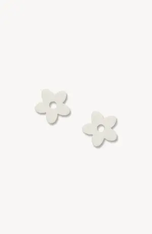 MACHETE MACHETE Petite Flower Charms White Matte