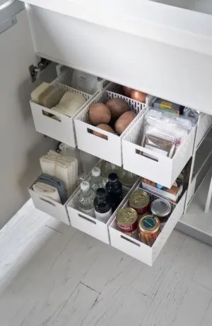 YAMAZAKI 2-tier Cabinet Storage Basket