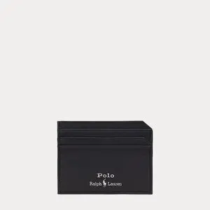 Ralph Lauren Smooth Leather Card Case - Black