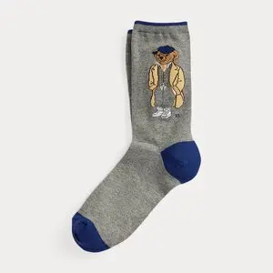 Ralph Lauren Polo Ralph Lauren Polo Bear Crew Socks Grey